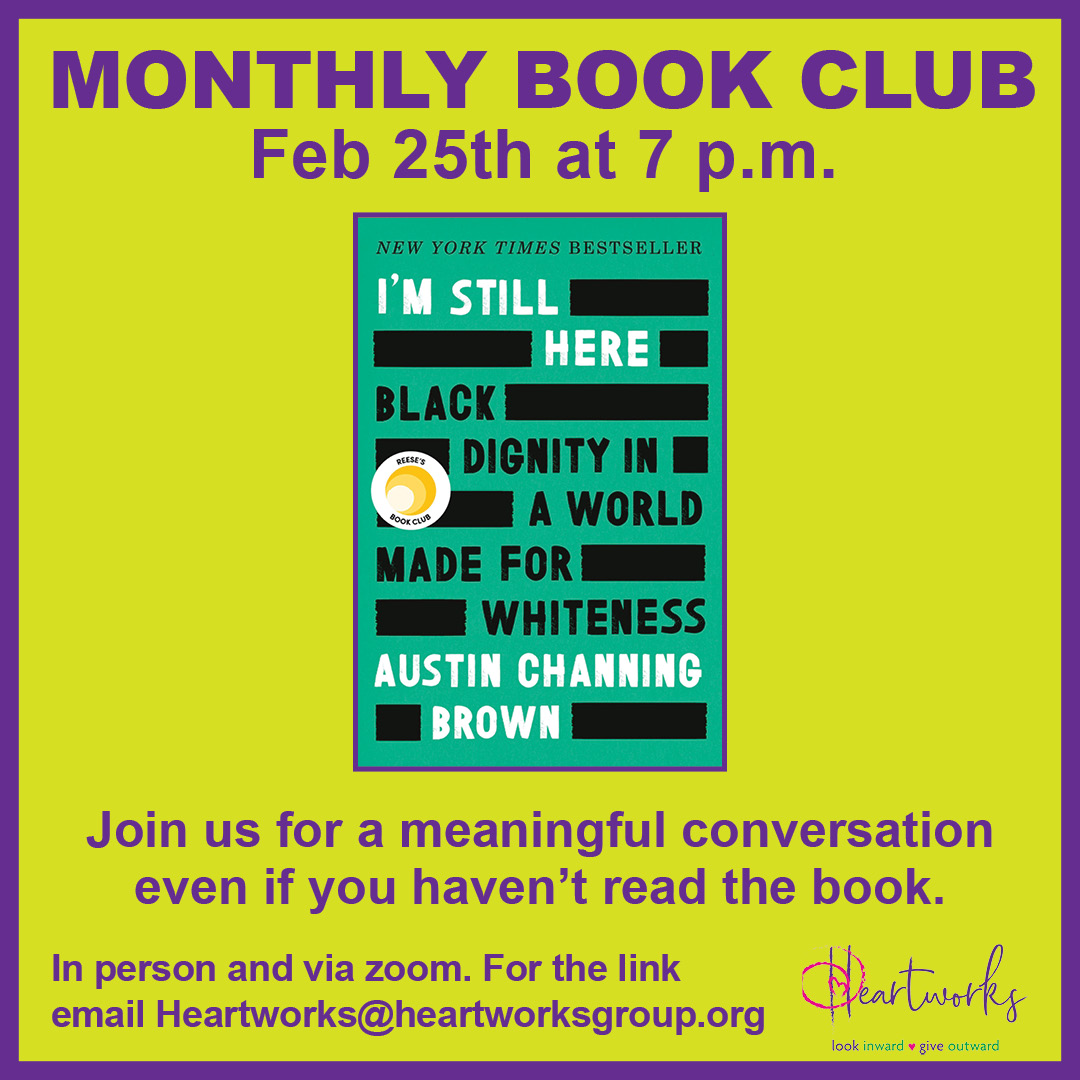 February Book Club via Zoom - Heartworks